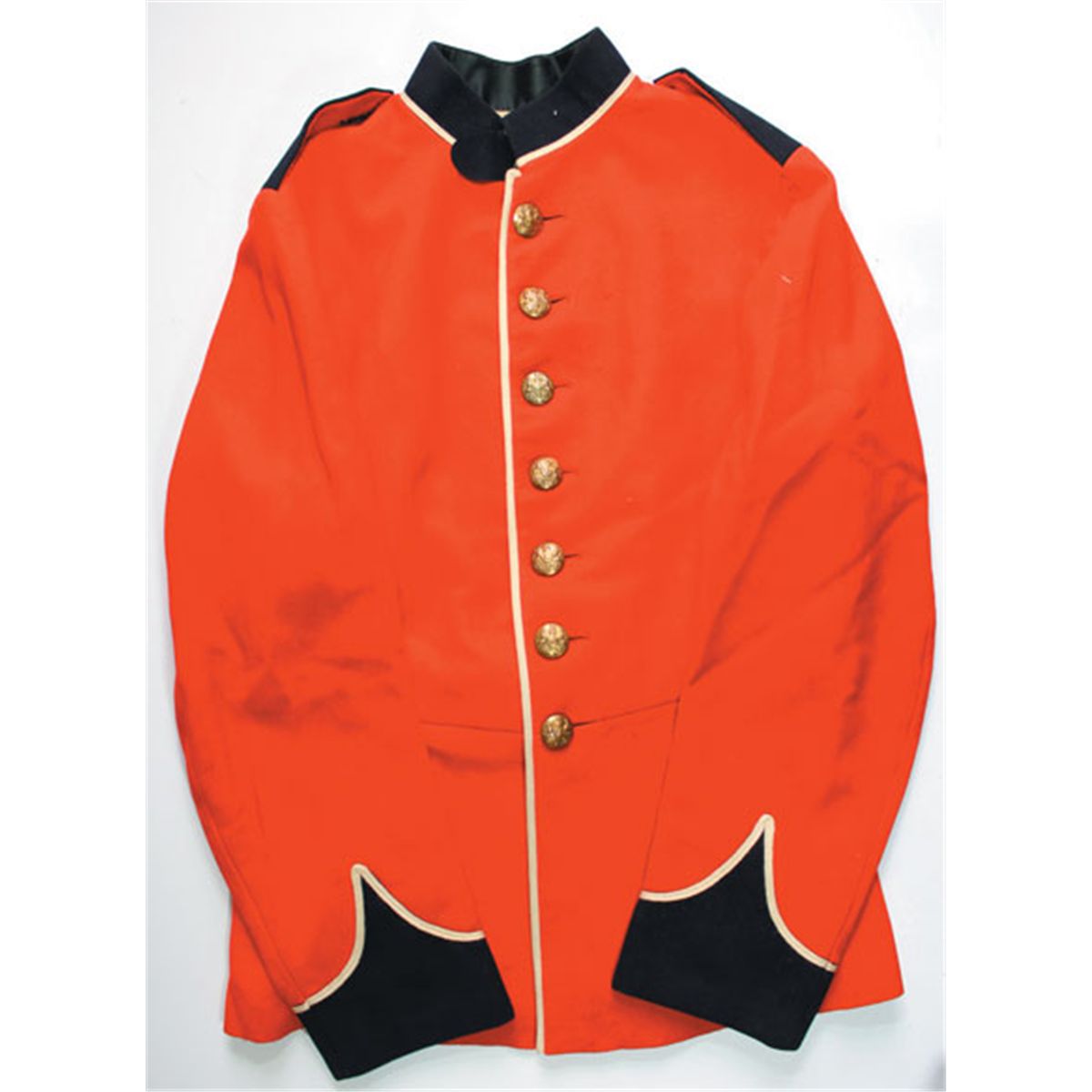 circa 1900: British Army other ranks' full dress tunic