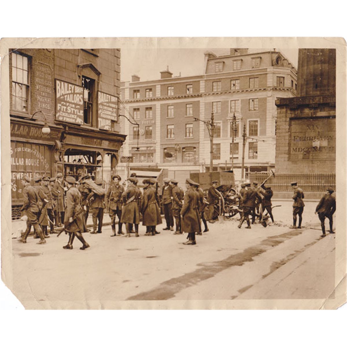 1922: The Battle of Dublin Civil War press photographs collection