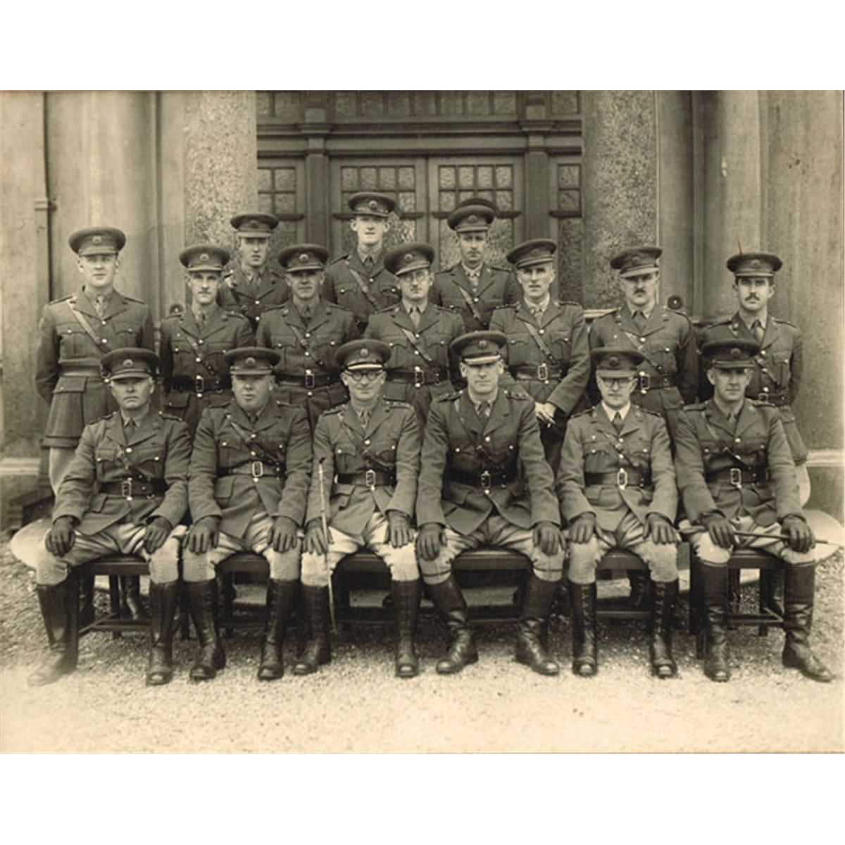 1945-46: Irish Army officer group photographs