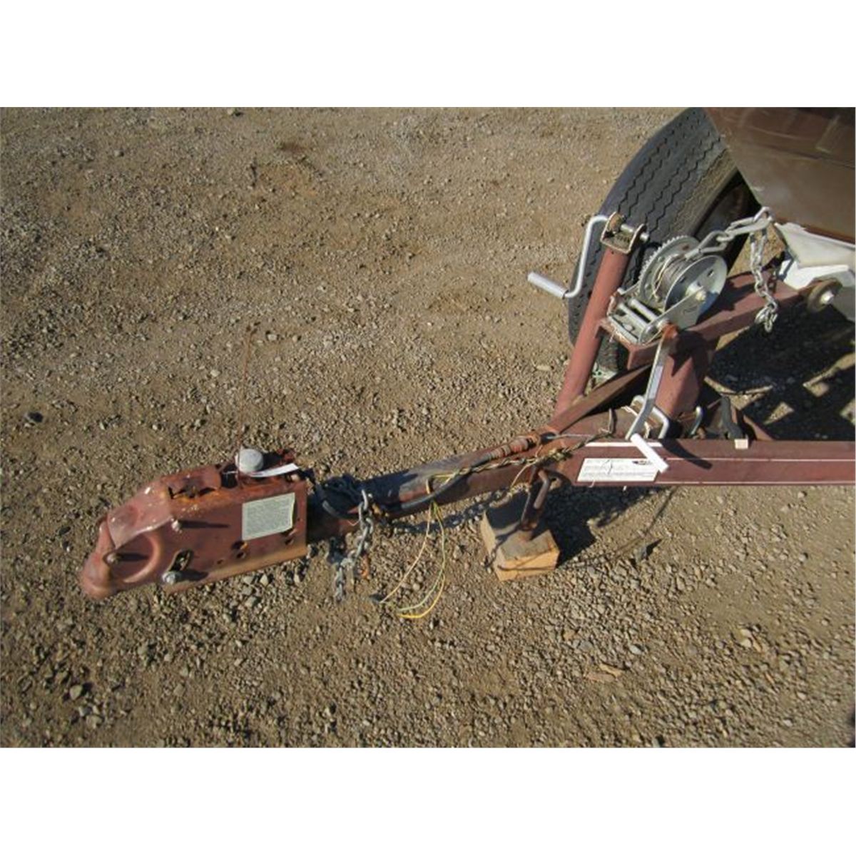 1985 Trail-Rite S/A 18' V-Hull Boat Trailer