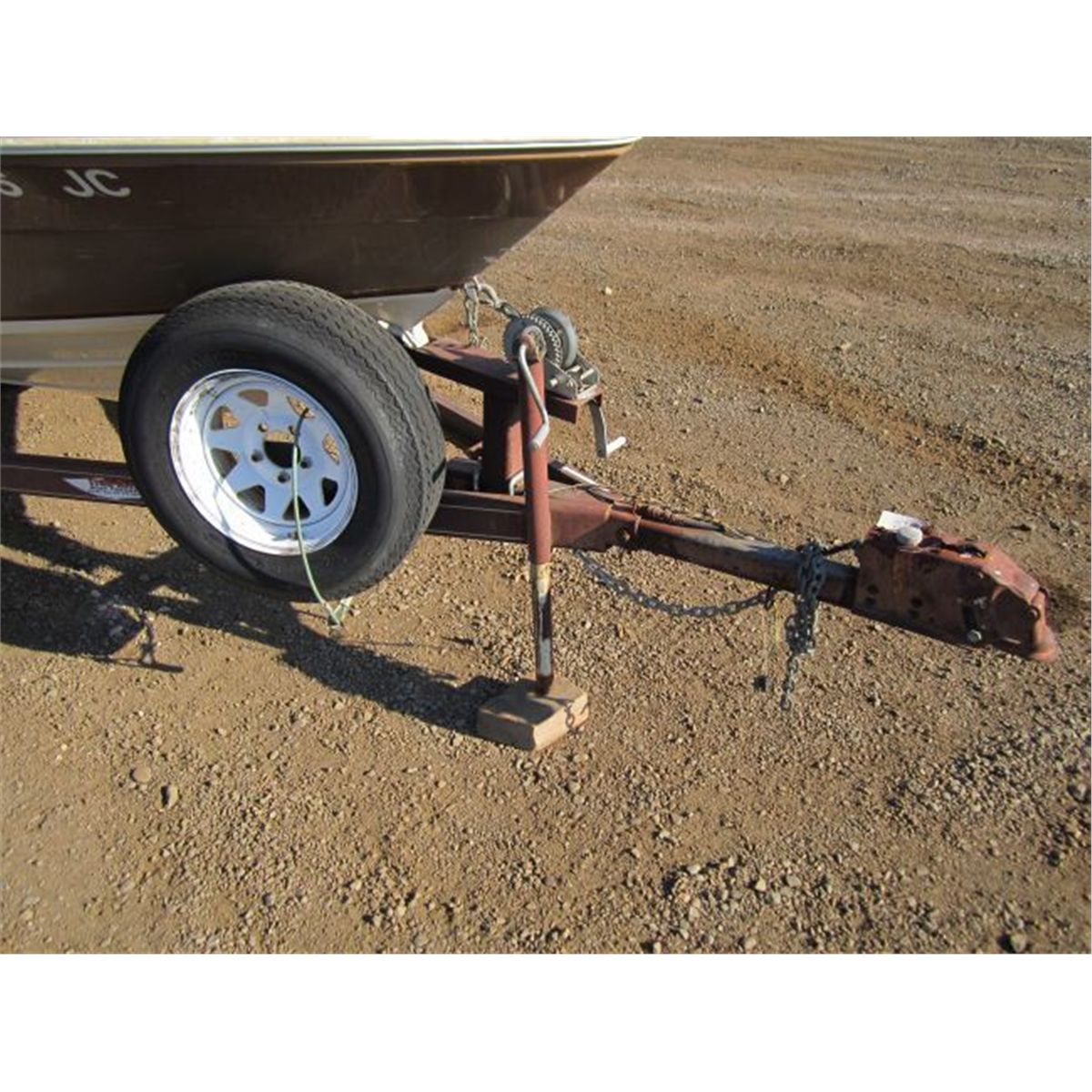 1985 Trail-Rite S/A 18' V-Hull Boat Trailer