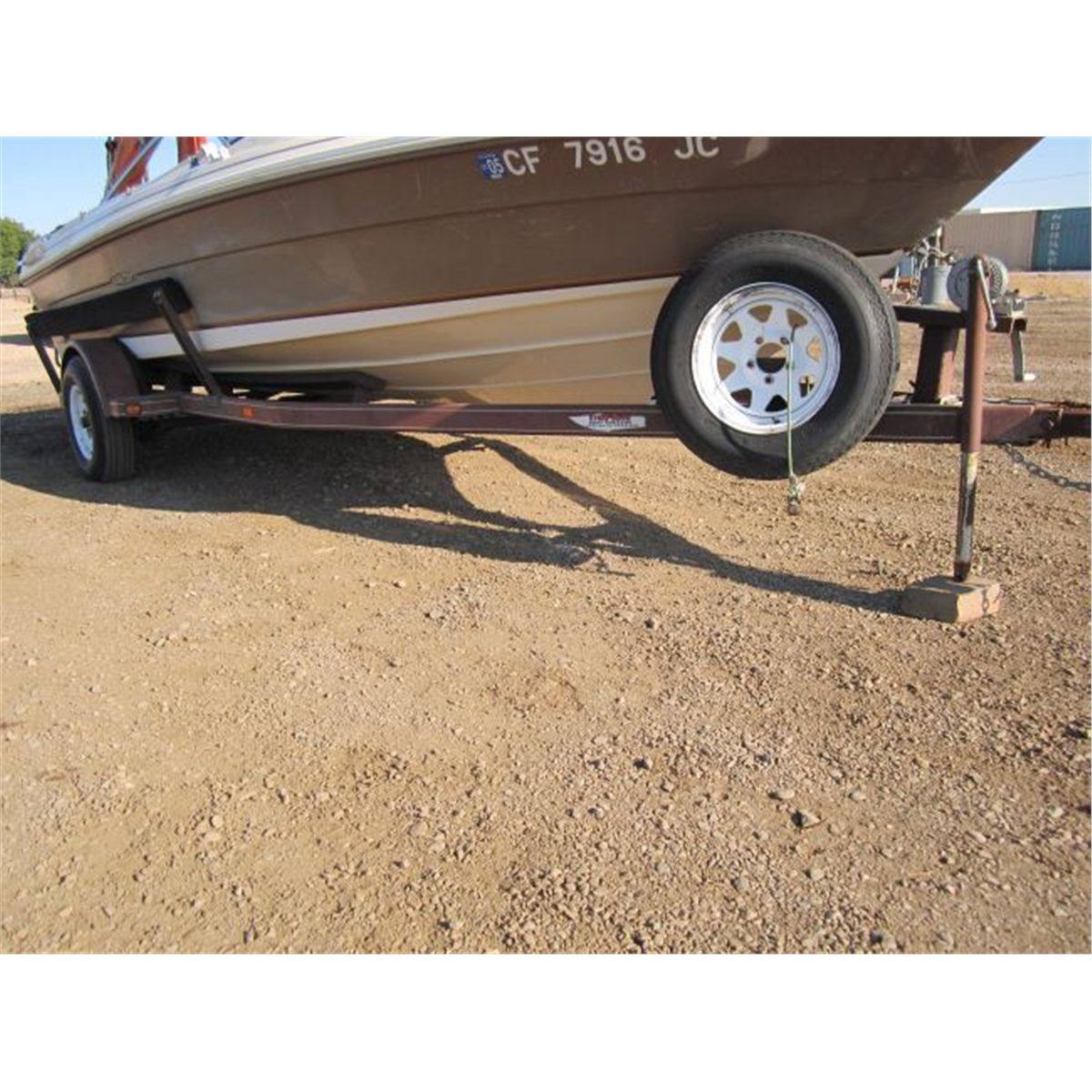1985 Trail-Rite S/A 18' V-Hull Boat Trailer