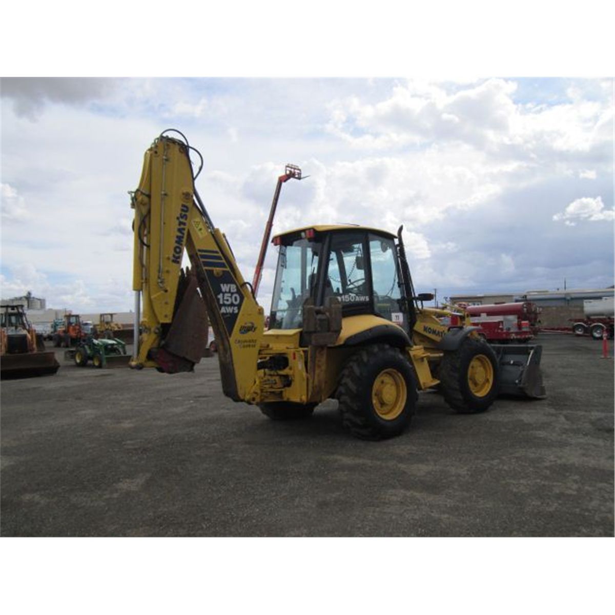 2005 Komatsu WB150AWS 4x4 Loader Backhoe