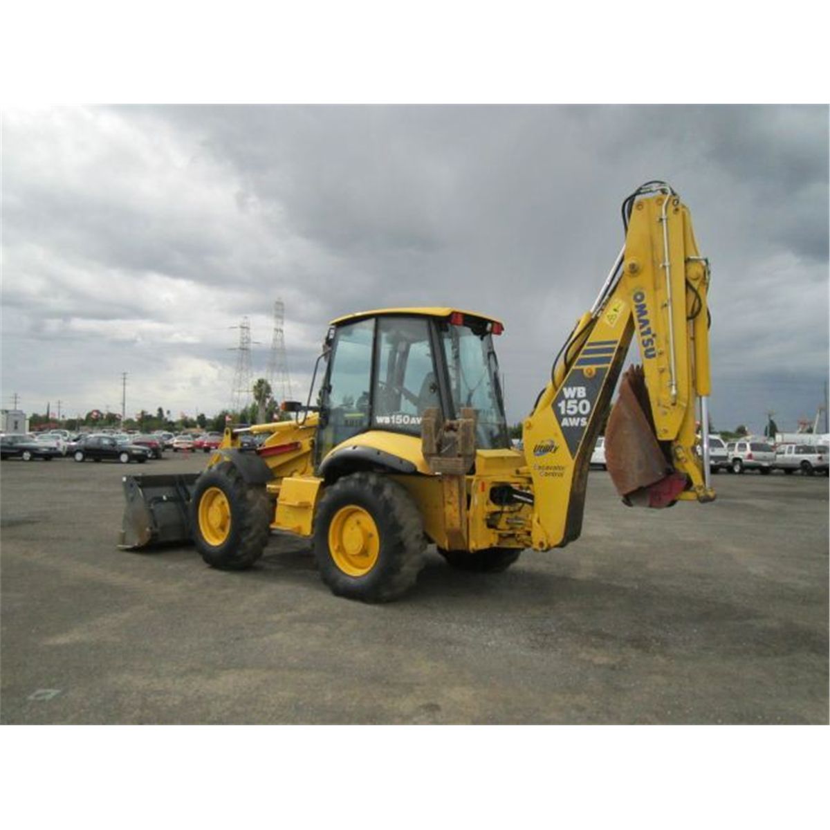 2005 Komatsu WB150AWS 4x4 Loader Backhoe