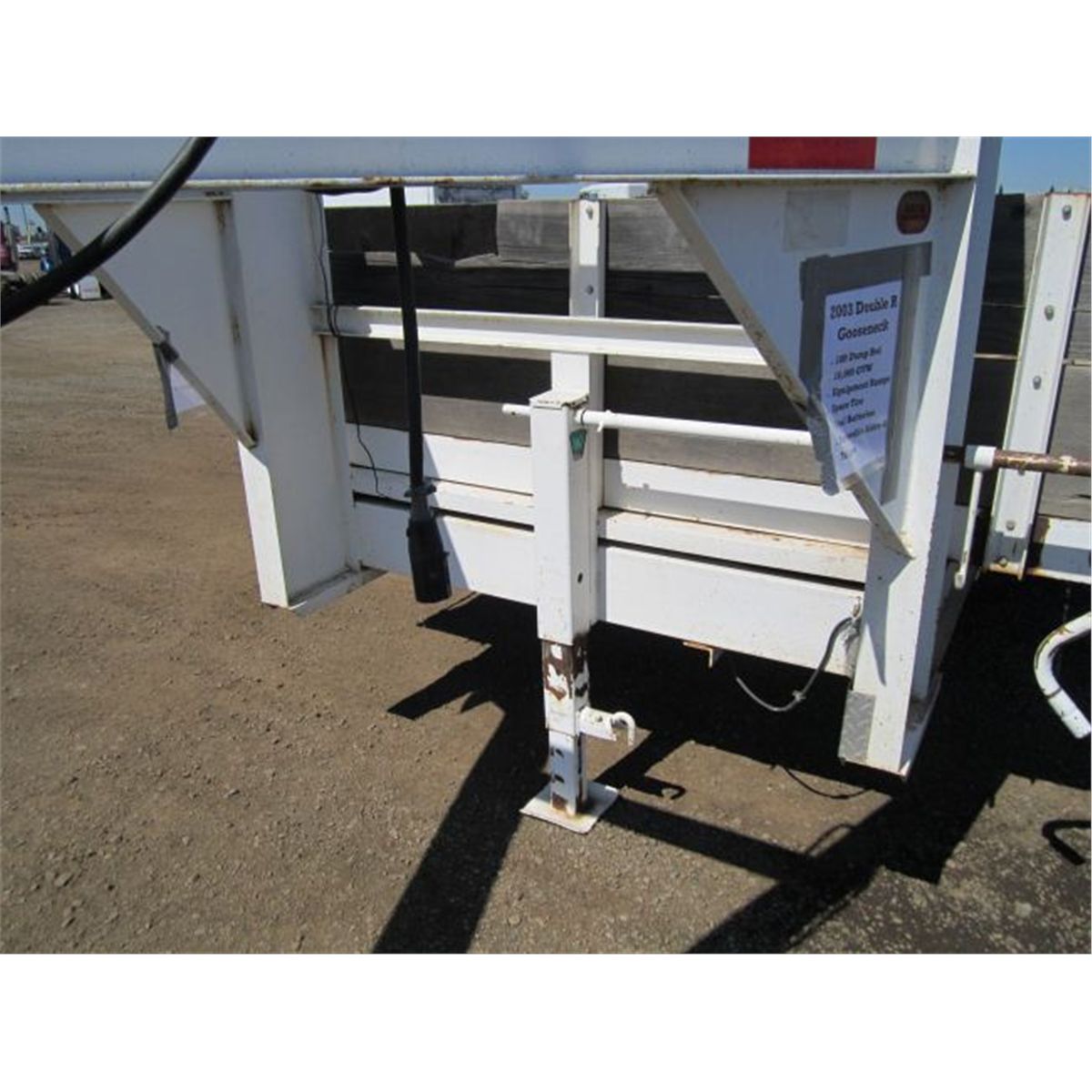 2003 Double R Trailers T/A Stake Side Dump Trailer