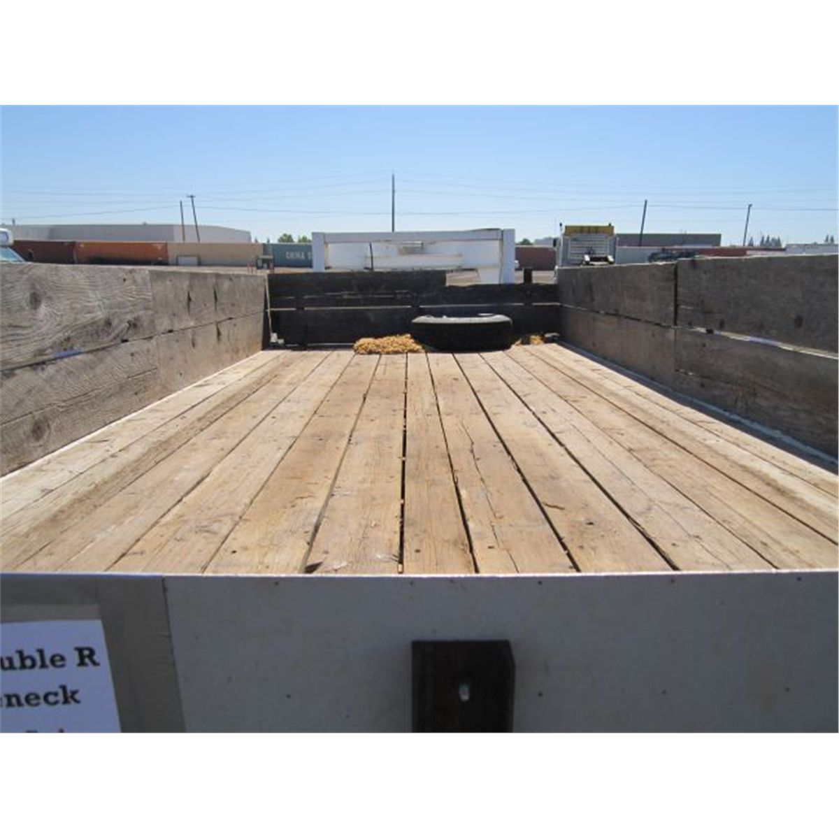 2003 Double R Trailers T/A Stake Side Dump Trailer