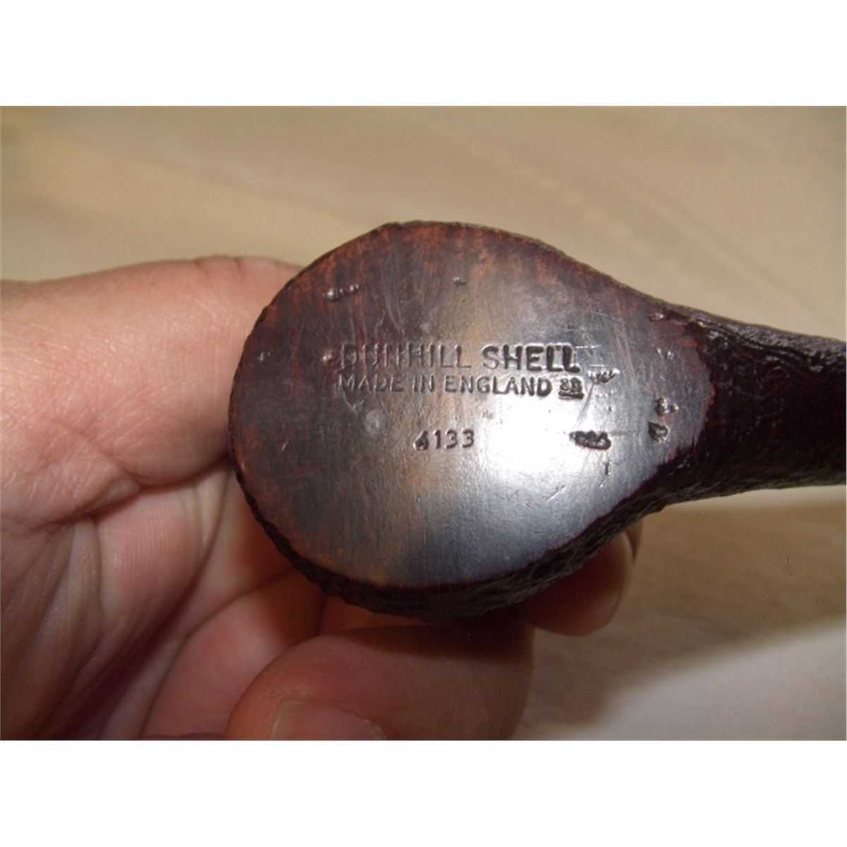 vintage (smoked) Handmade pipe - Dunhill Shell Eng. #4133