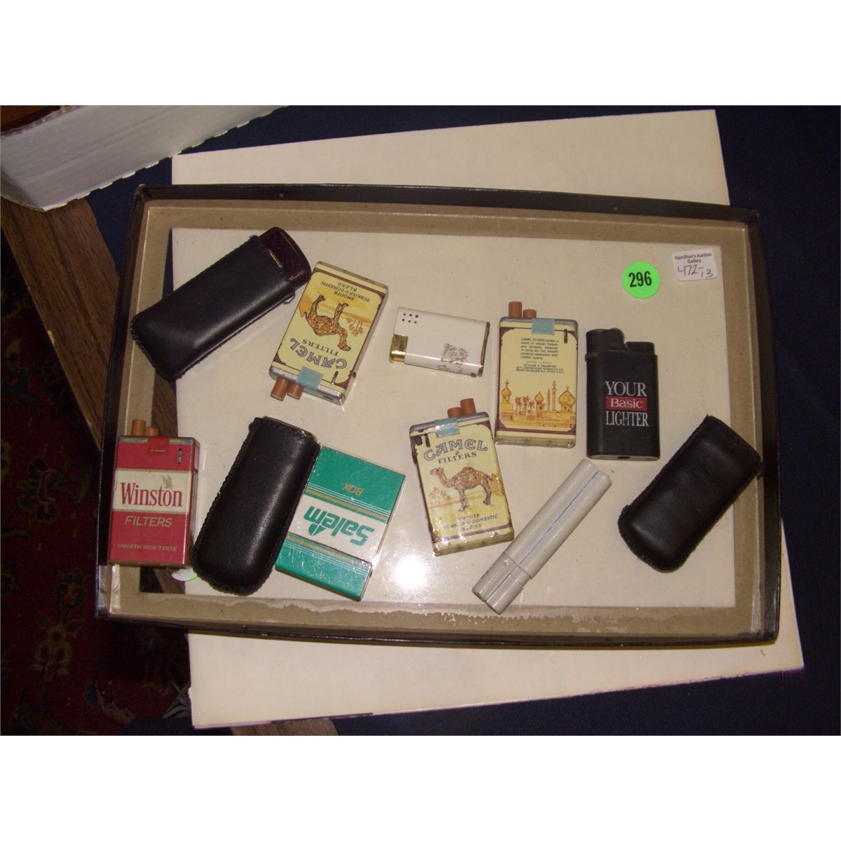 13) tray of lighters