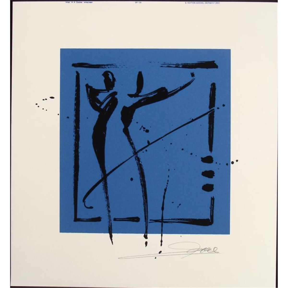 Alfred Gockel Serigraphs Avoidance Art Signed Print