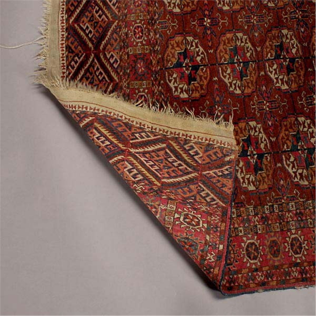 Tekke Turkoman Rug: 3 feet 6 inches x 4 feet