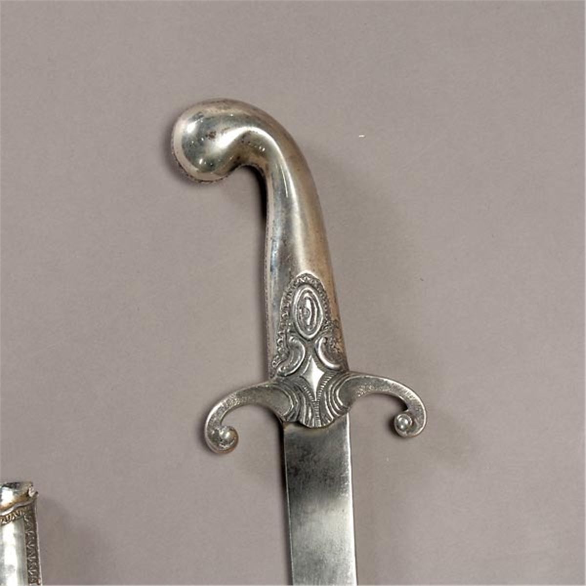 Two Middle Eastern Swords with Scabbards