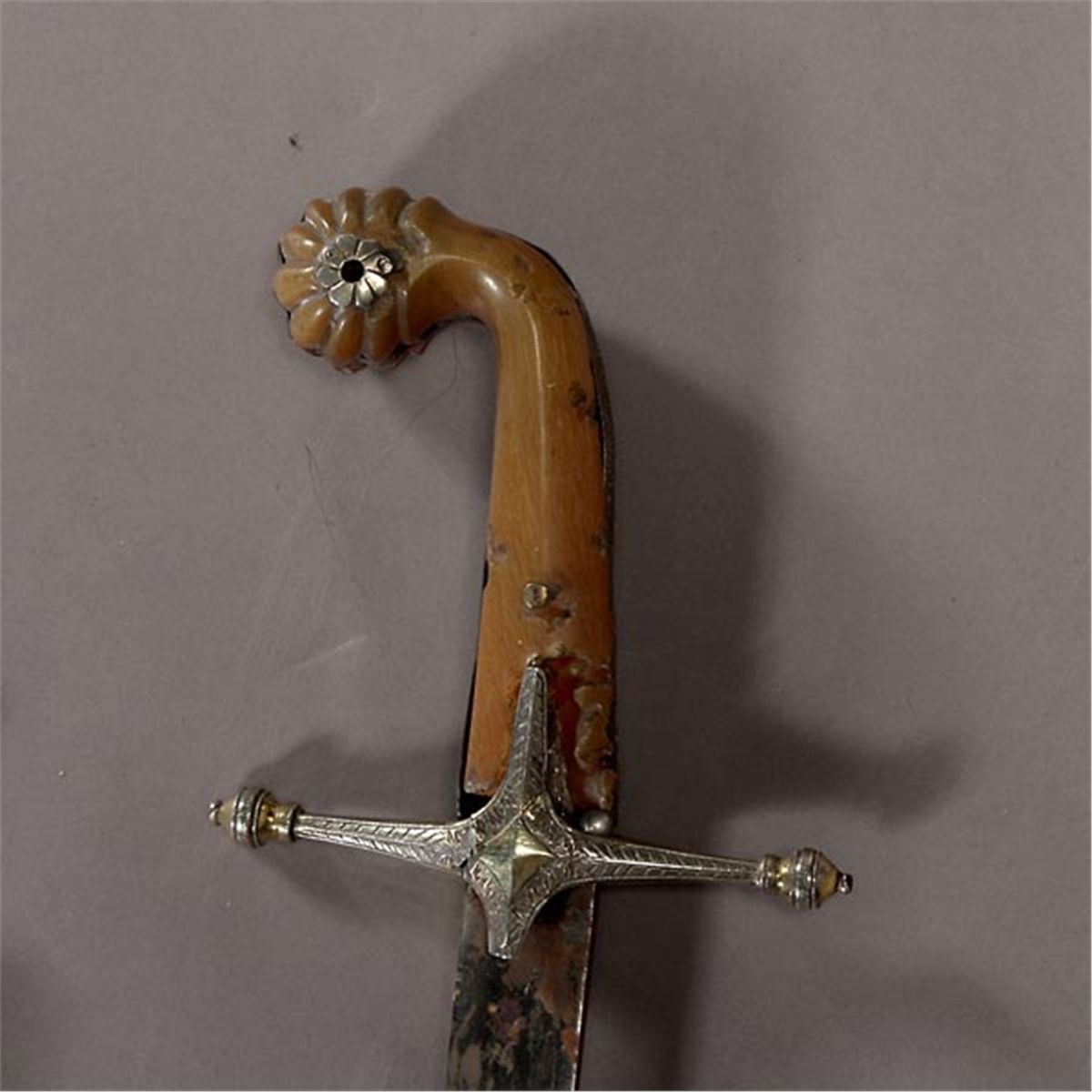 Two Middle Eastern Swords with Scabbards