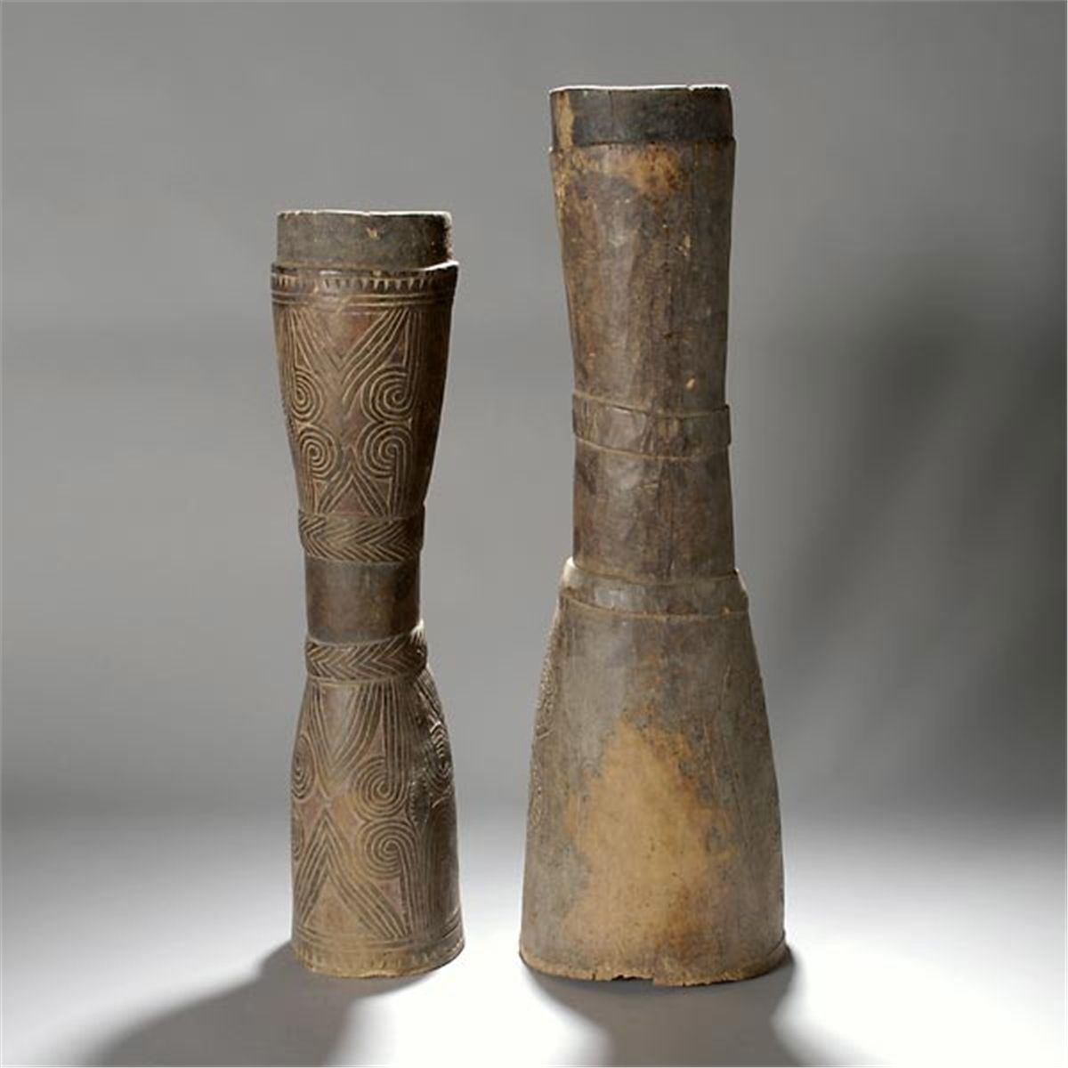 PNG Sepik river tribal art kundu drum