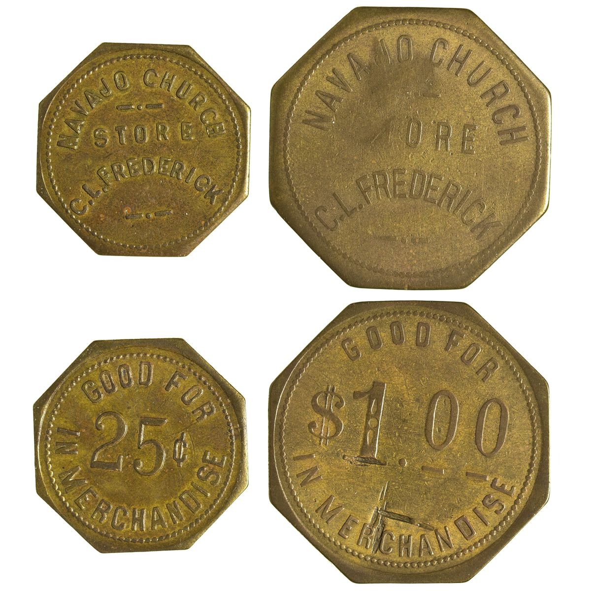 NM - Navajo Church,McKinley County - Navajo Church Tokens