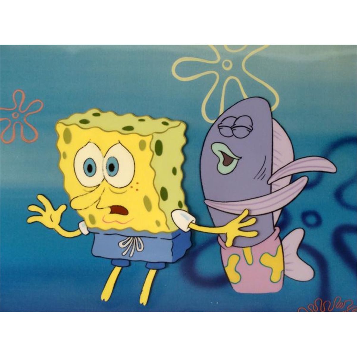 At Beach Original Animation SpongeBob Cel Background