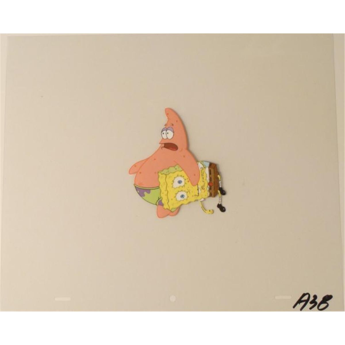 SpongeBob Hurt Production Art Cel Patrick Original