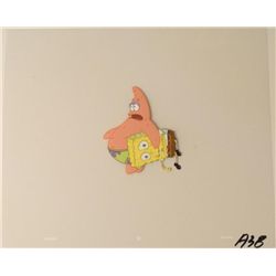SpongeBob Hurt Production Art Cel Patrick Original