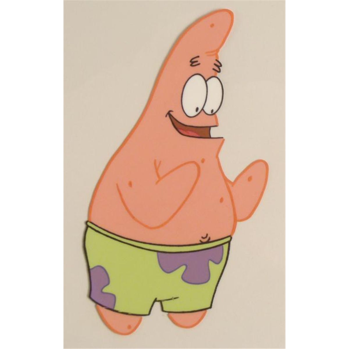 Not Smart Patrick Original SpongeBob Art Cel Animation