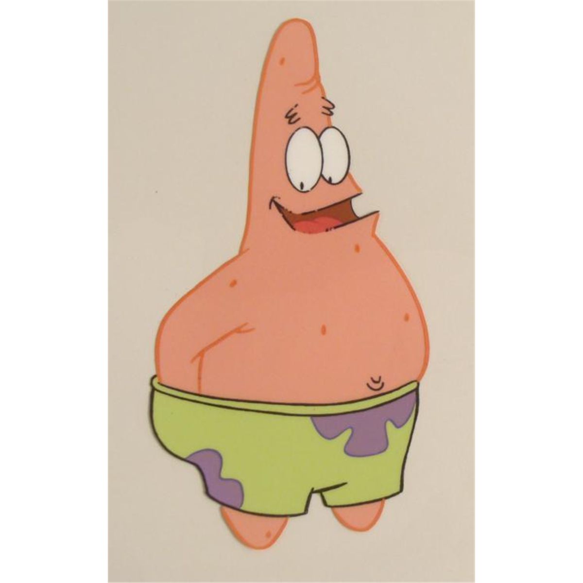 Production Art Cel Oh Patrick SpongeBob Original Funny