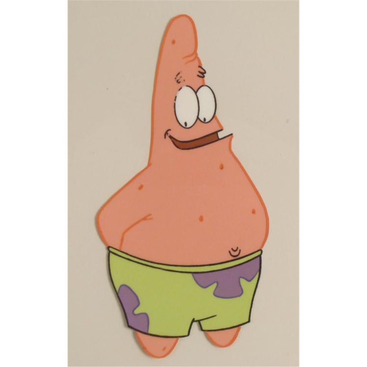 Patrick Doing Original SpongeBob Animation Art Cel