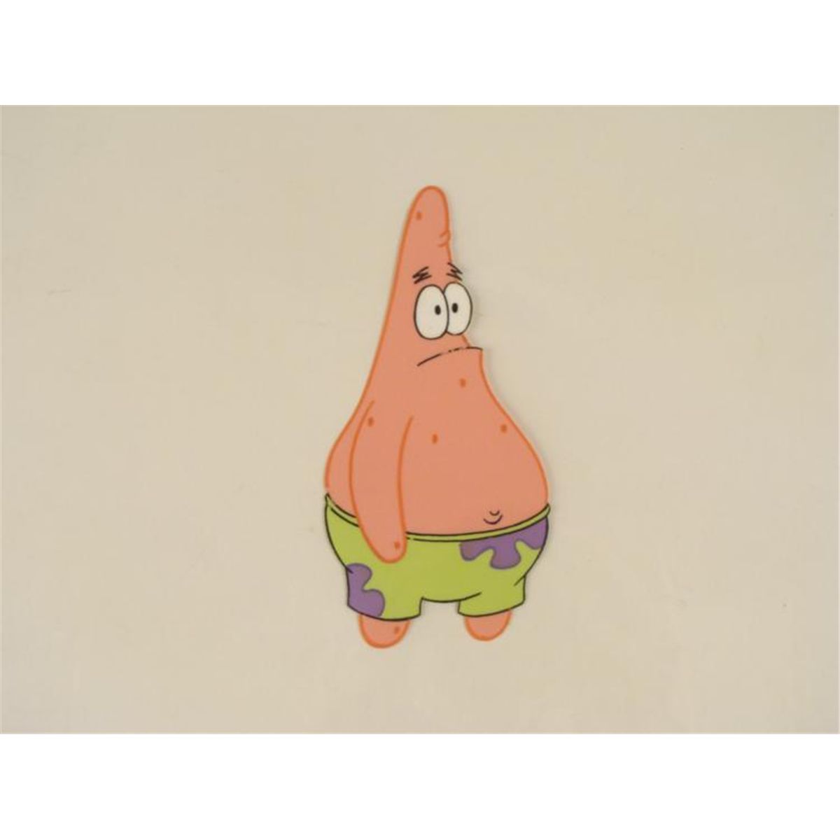 Patrick Blank Look Original Animation SpongeBob Cel Art