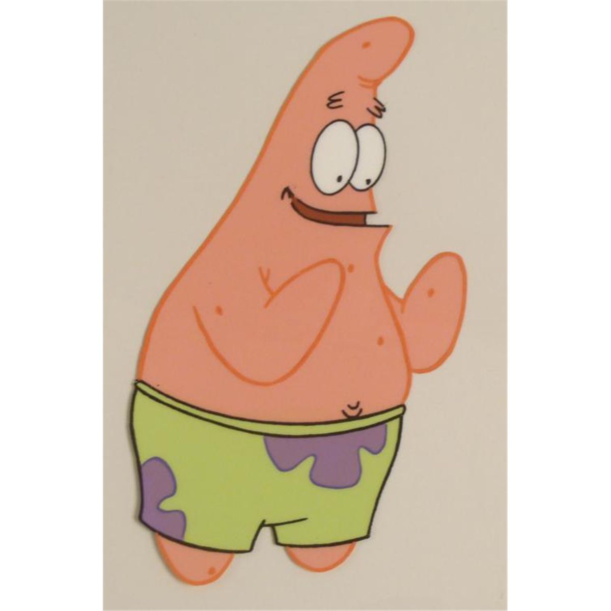 Looking At Hands Animation Art SpongeBob Cel Original
