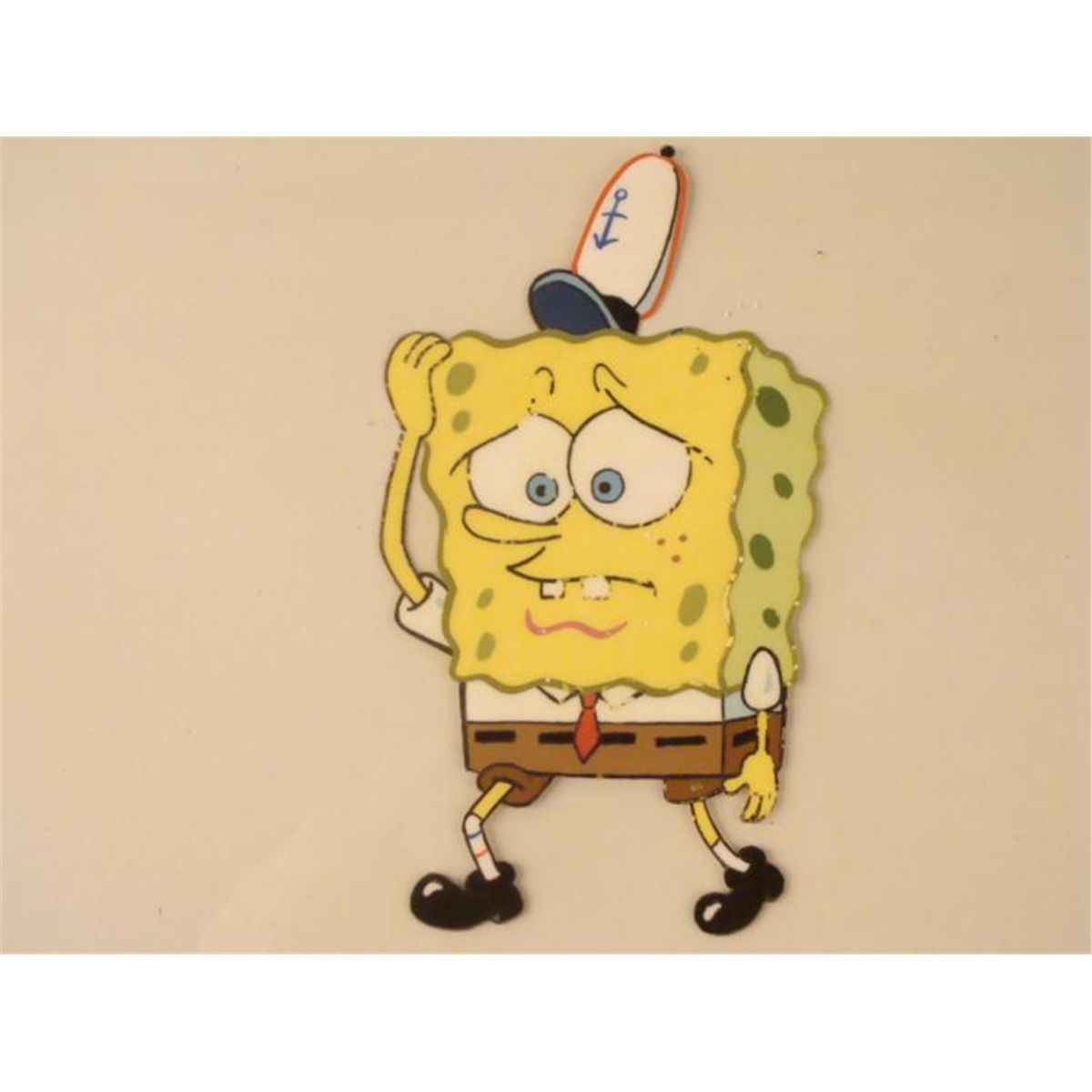 Confused Sponge Original SpongeBob Art Cel Production