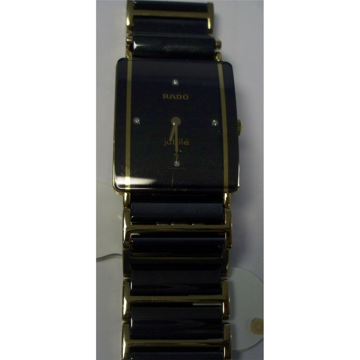 LADIES RADO JUBILE 18K & CERAMIC DIAMOND FACE,LIKE BRAND NEW