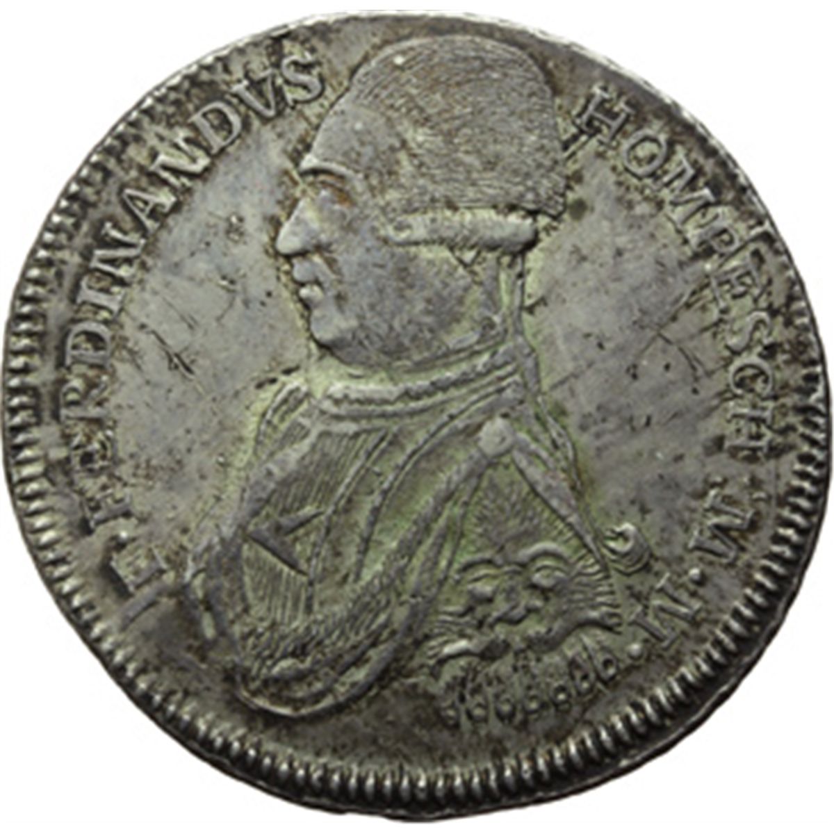 Malta Fra Ferdinand von Hompesch (1797-1798) 30 Tarv¨ 1798.