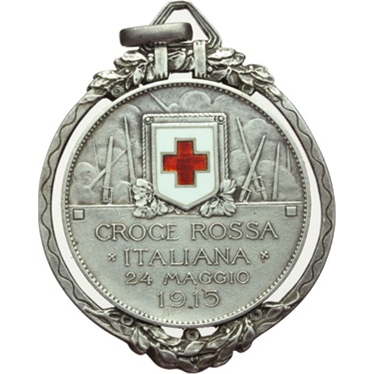 Vittorio Emanuele III (1900-1943) 2 lire 1915, Croce Rossa.