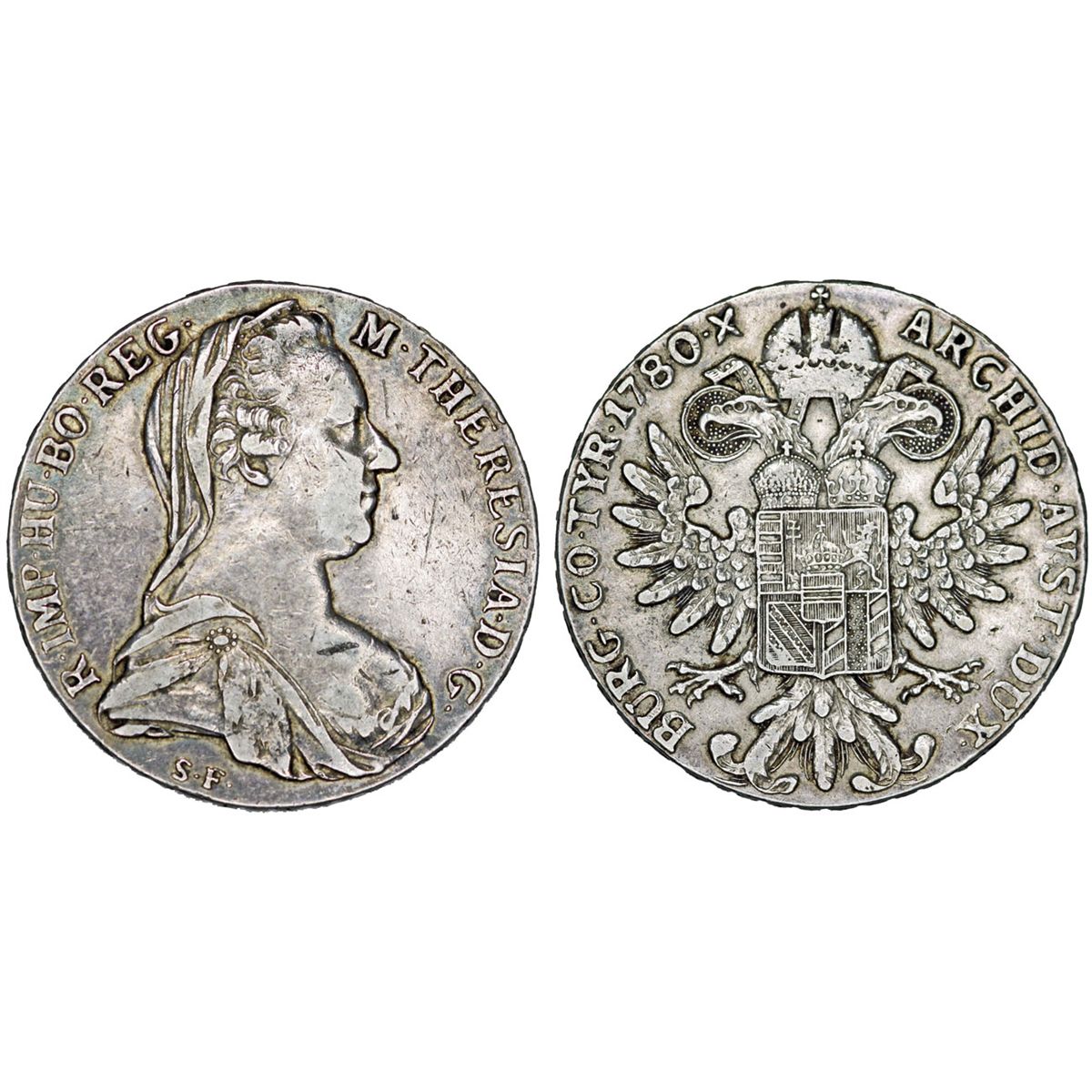 Austria. Tyrol. Maria Theresia (1740-1780.) AR Taler 1780 X. World ...