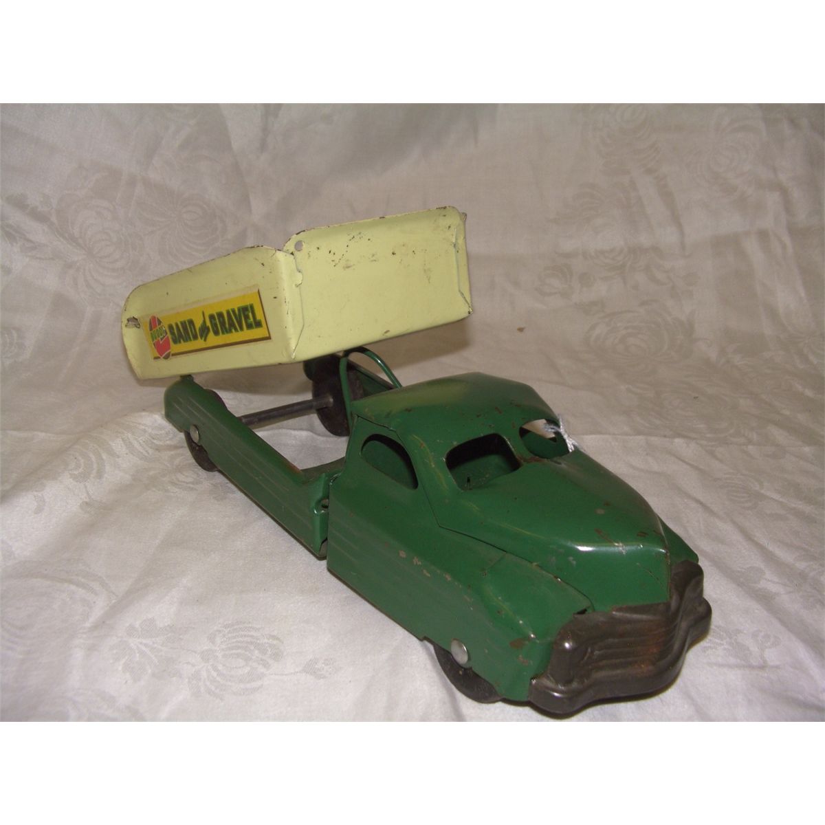 13" Buddy L Sand And Gravel dump truck c 1940