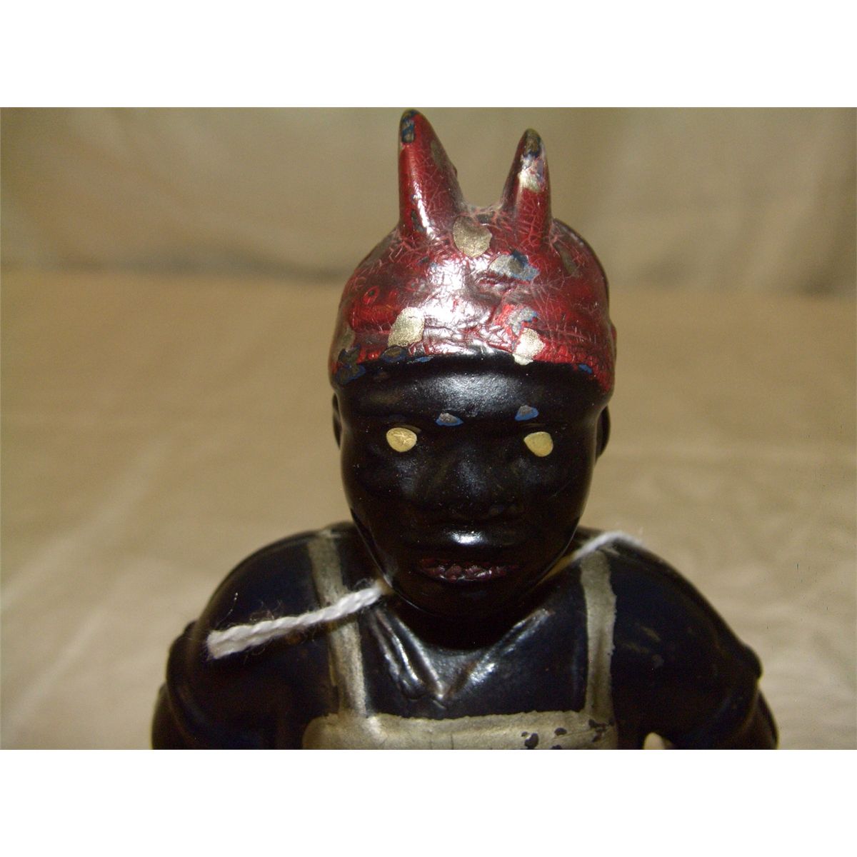 Black Americana cast iron still bank, Mammy 5 1/2