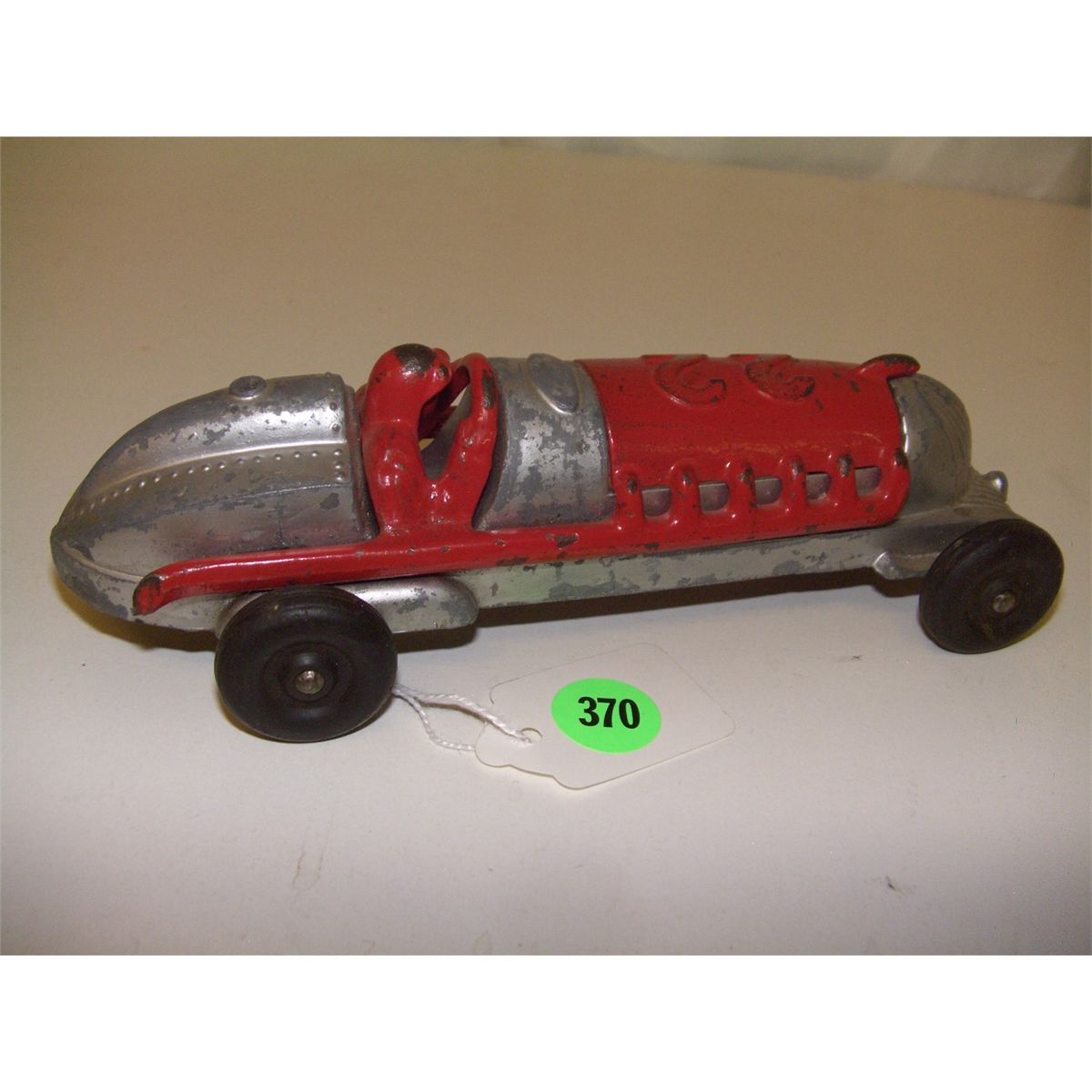 7" Hubley race car #22 cast iron toy