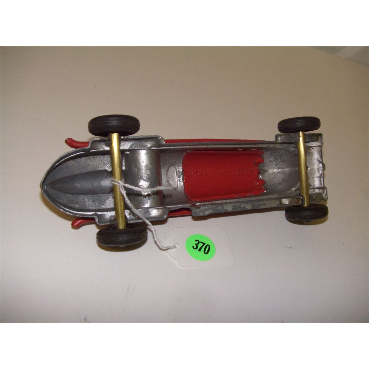 7" Hubley race car #22 cast iron toy