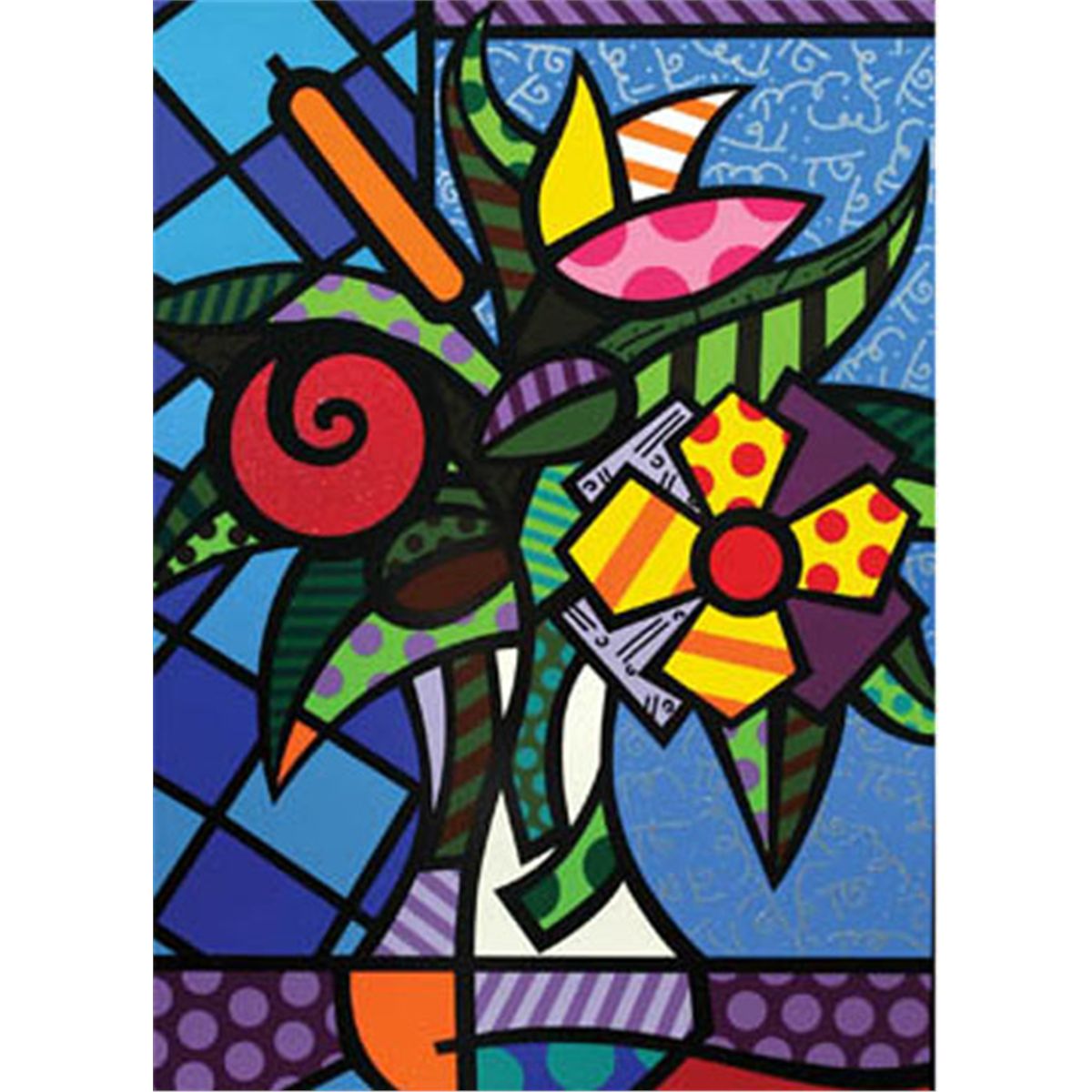 Britto, Romero: FLOWERS: Size: 20x24, Signed Edition: /300 Limited ...