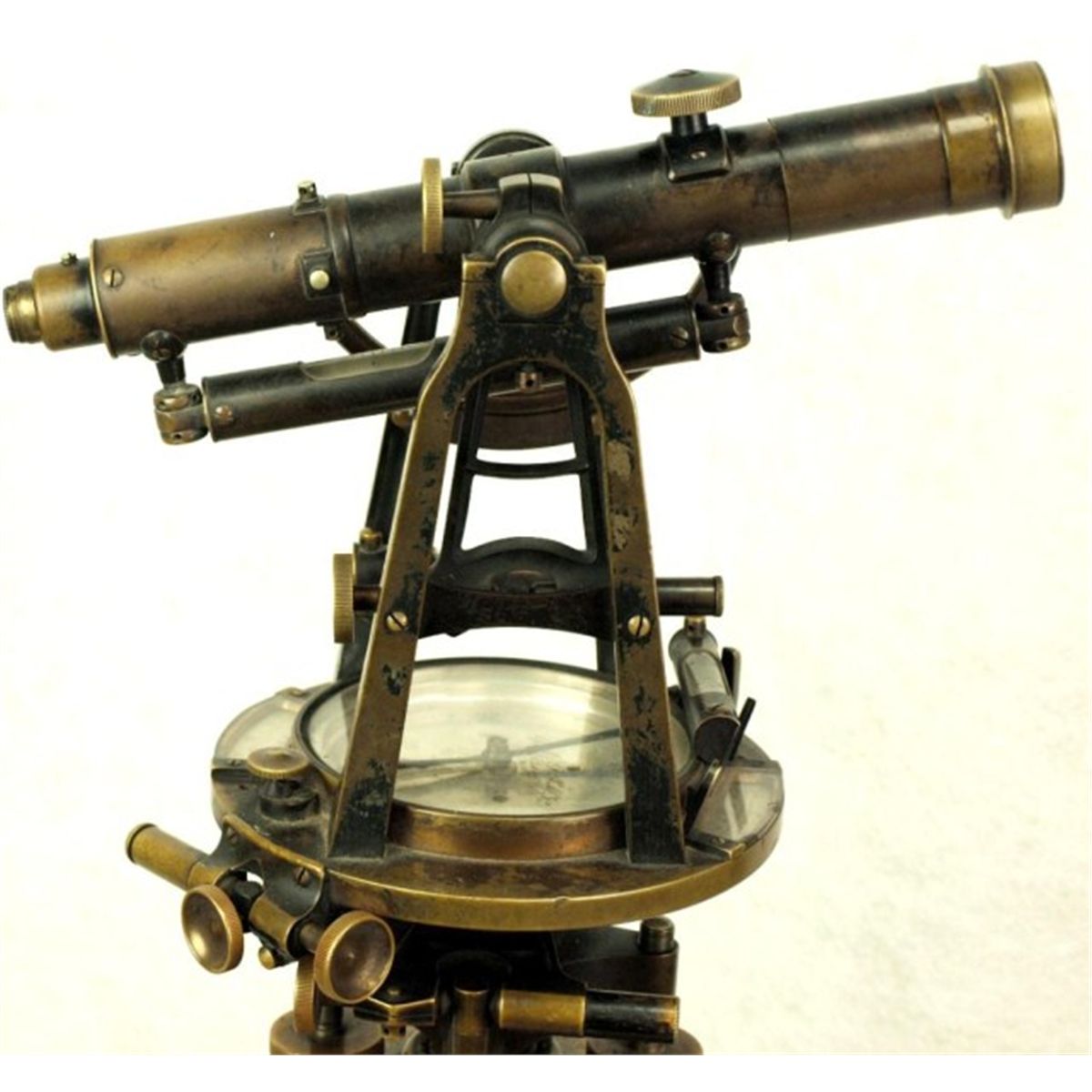 Antique brass cased transit