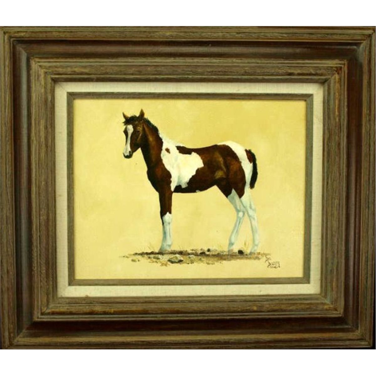 Oil on board by noted artist Dan Deuter