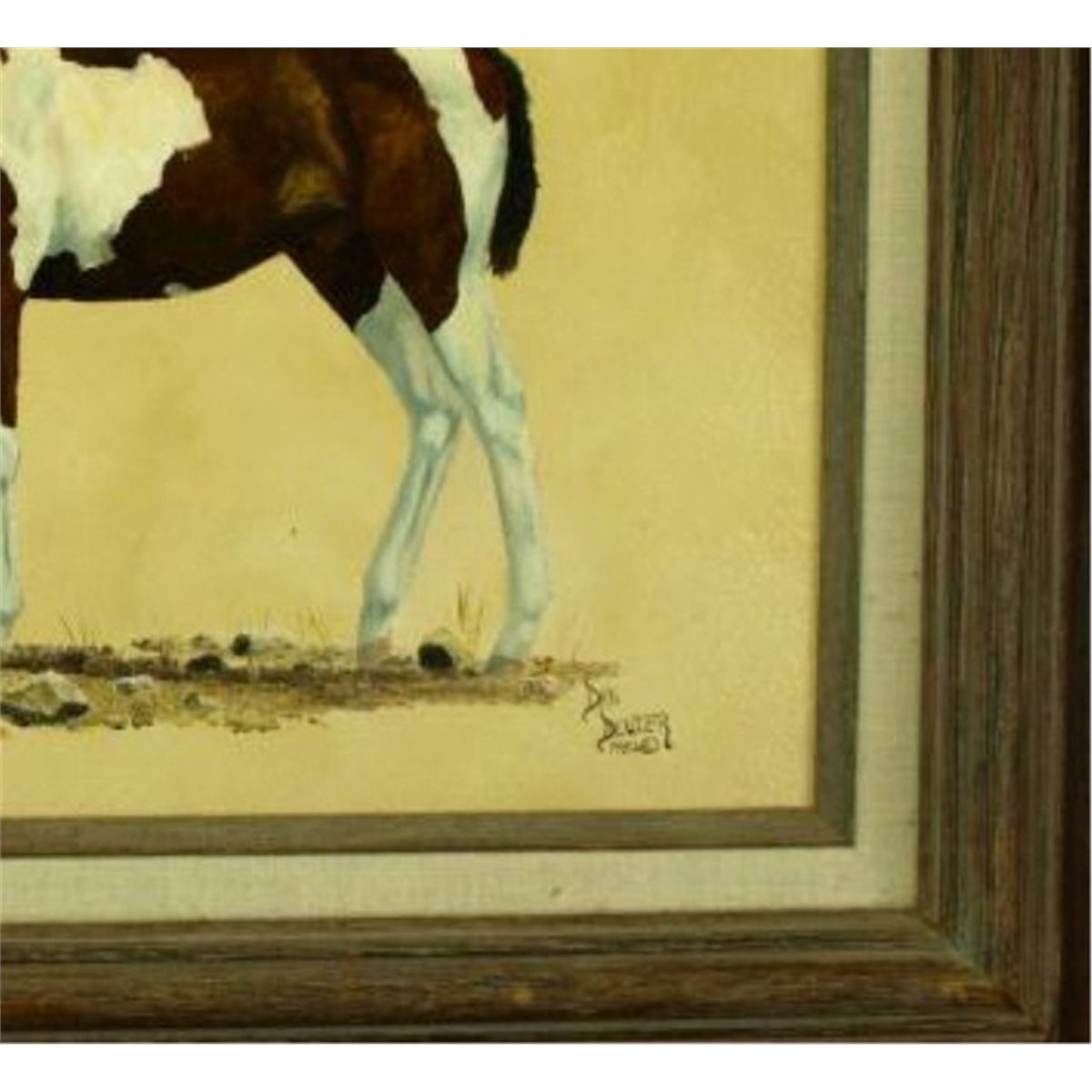 Oil on board by noted artist Dan Deuter