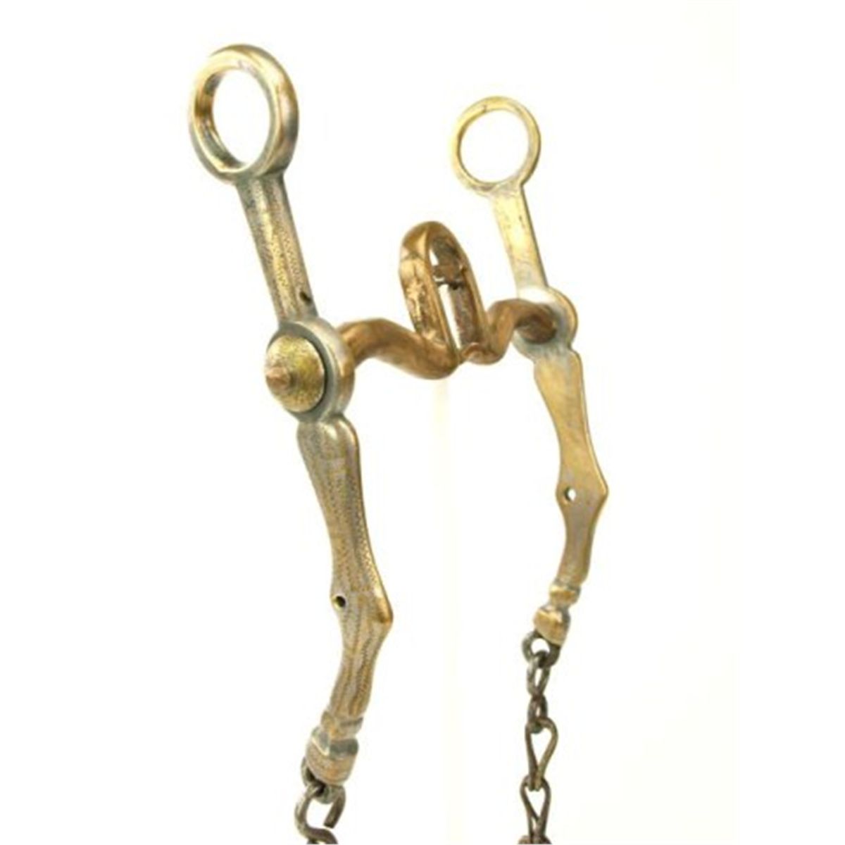 Horse leg half breed bit