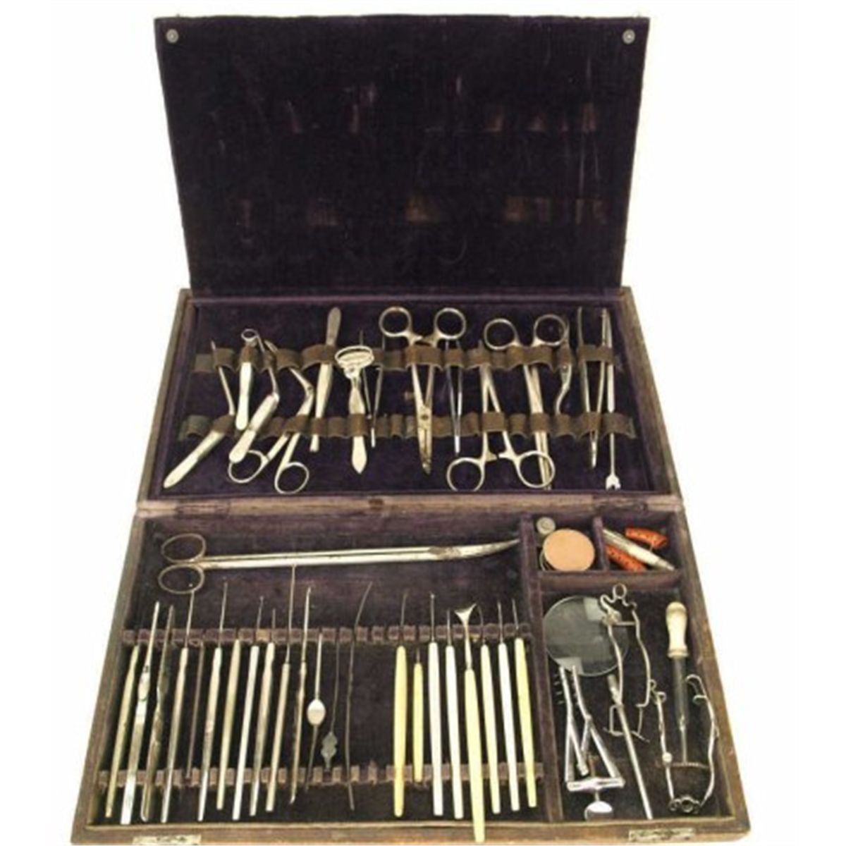 Civil war era cased surgeon set