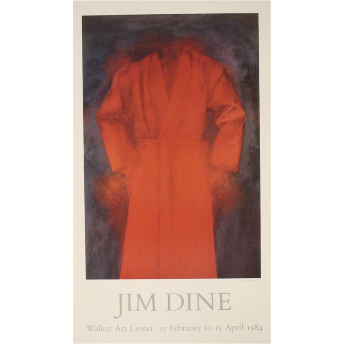 Jim Dine Walker Art Center Exhibit Poster 1984