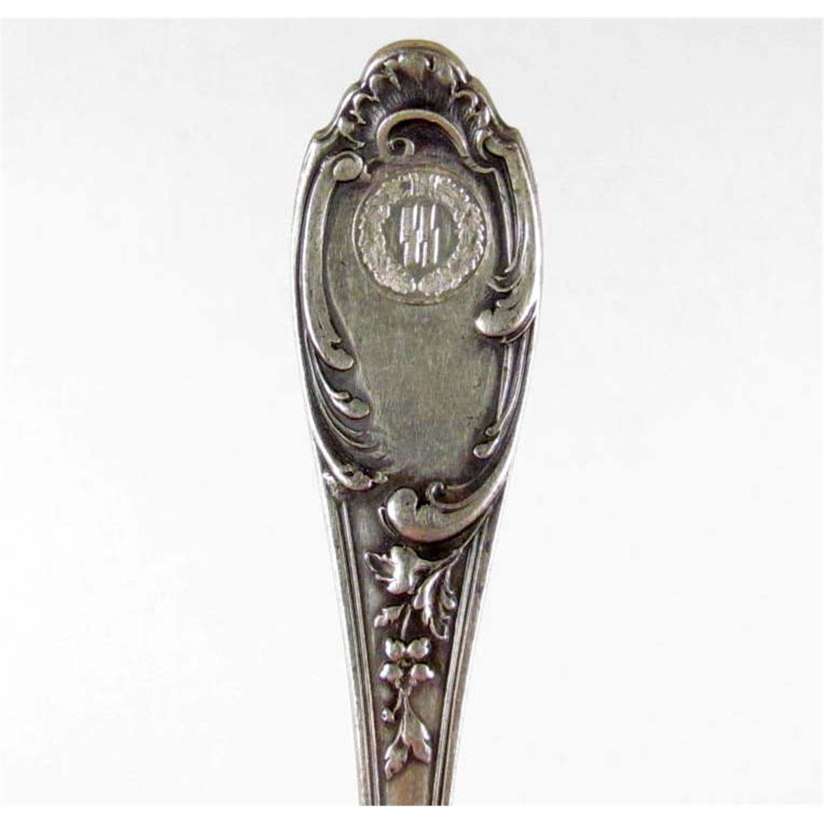 RARE LOT OF 2 GERMAN NAZE WAFFEN SS DESSERT SPOONS