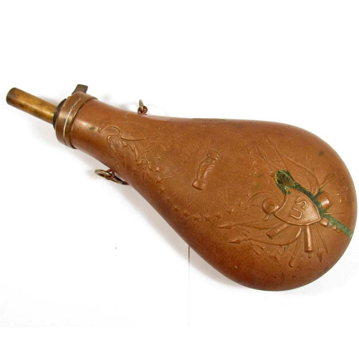 OLD WEST COWBOY ERA GUN POWDER PEACE FLASK