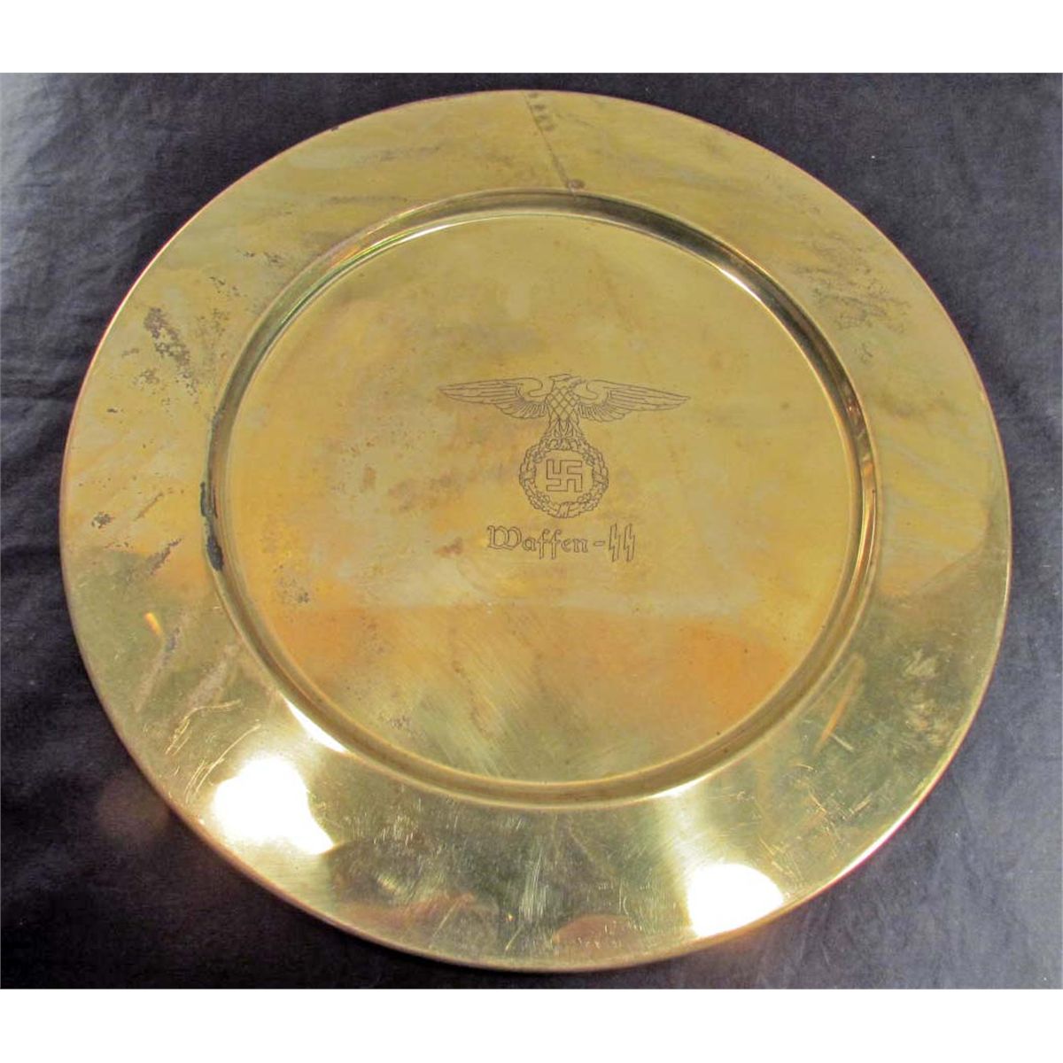 GERMAN NAZI WAFFEN SS PRESENTATION WALL PLATE