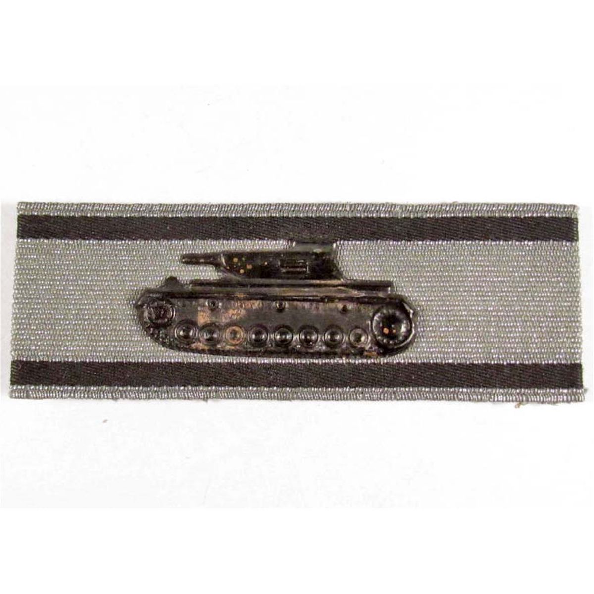 RARE GERMAN NAZI ARMY SILVER TANK DESTRUCTION STRIP