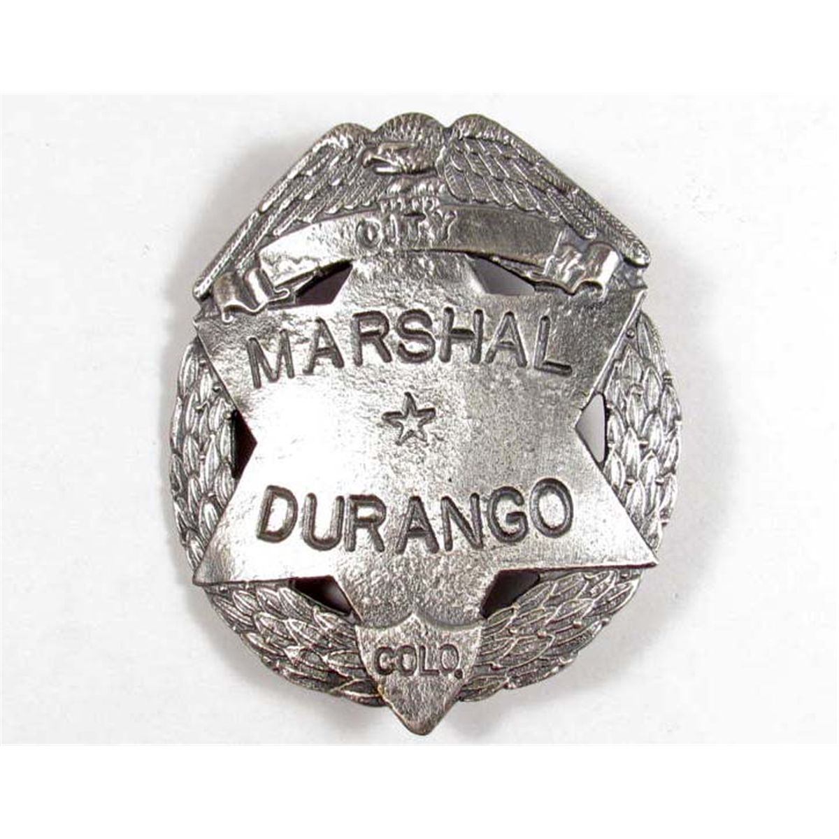 OLD WEST DURANGO COLORADO POLICE BADGE