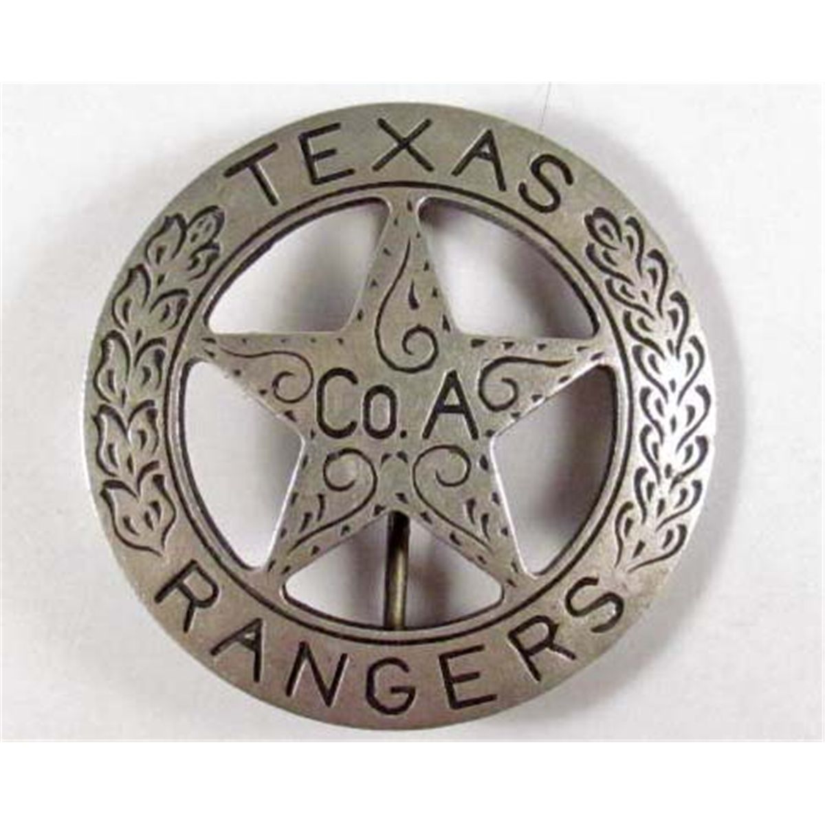 RARE OLD WEST TEXAS RANGER COWBOY ERA LAW BADGE