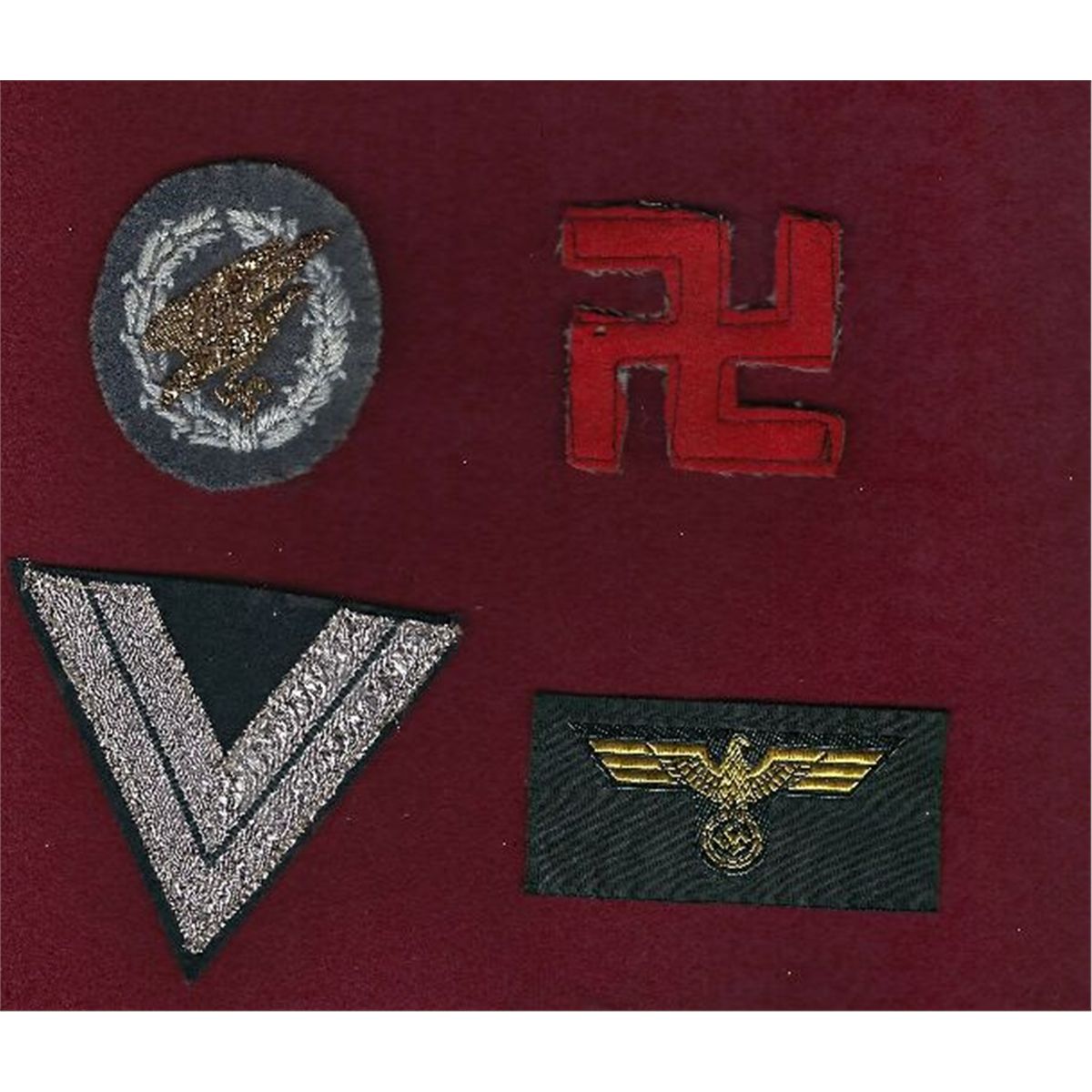 MWF1232B Collection of ASSORTED GERMAN PATCHES