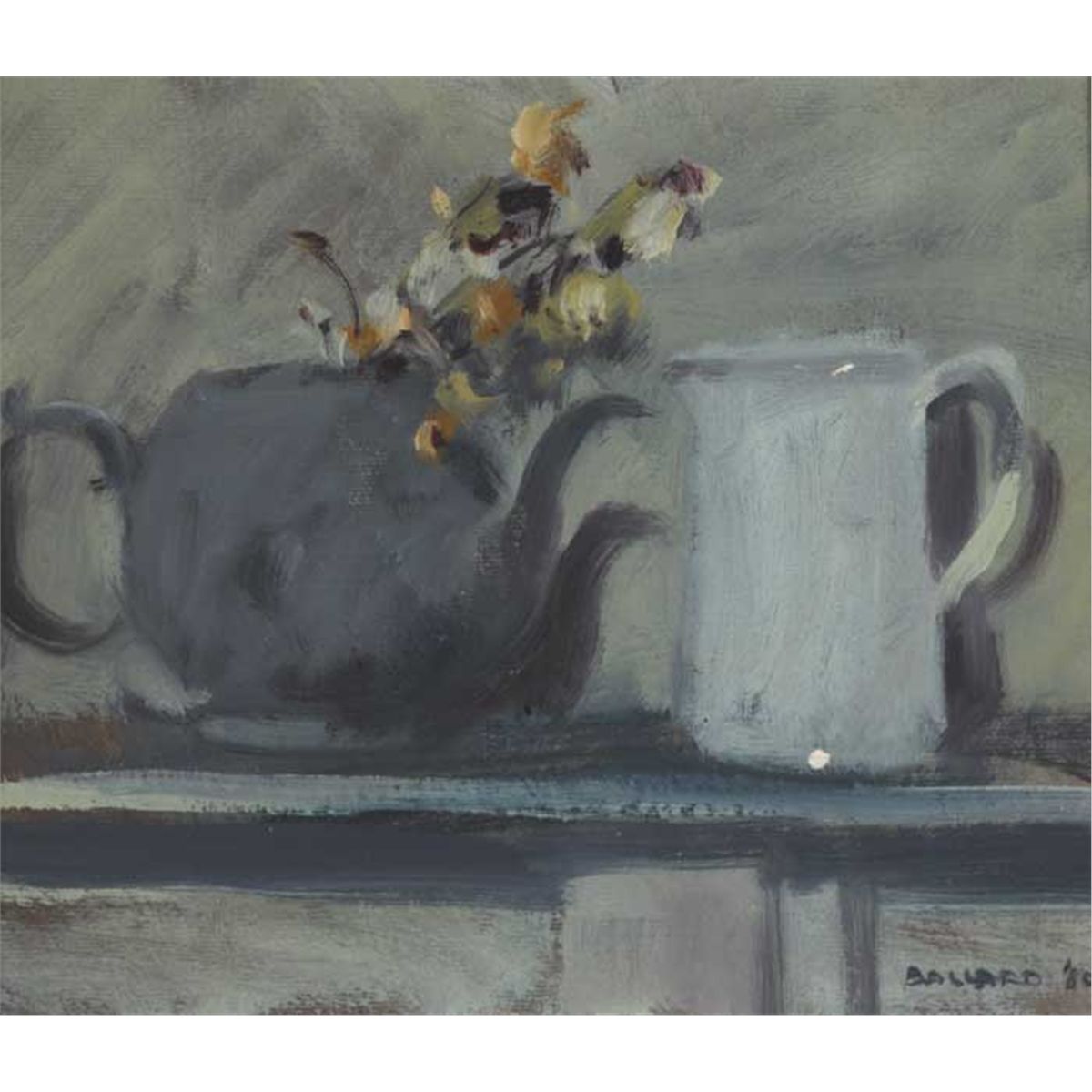 Brian Ballard RUA (b.1943) - TEAPOT AND JUG, 1980